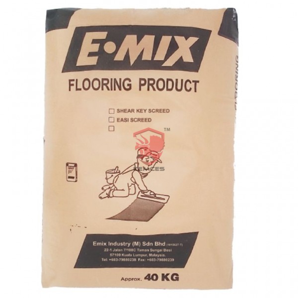 KCS Marketing Sdn Bhd | E-MIX Easi Screed (40kg)
